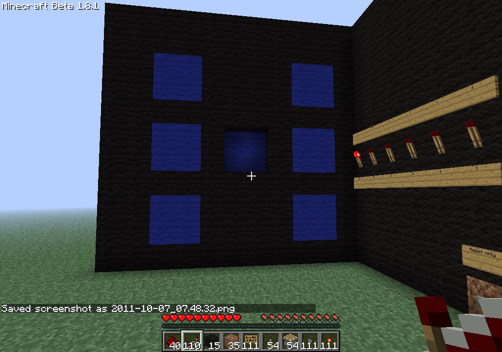 Dice (random number generating) Minecraft Map