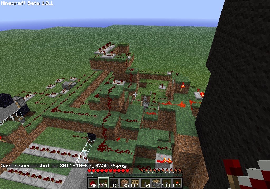 Dice (random number generating) Minecraft Map