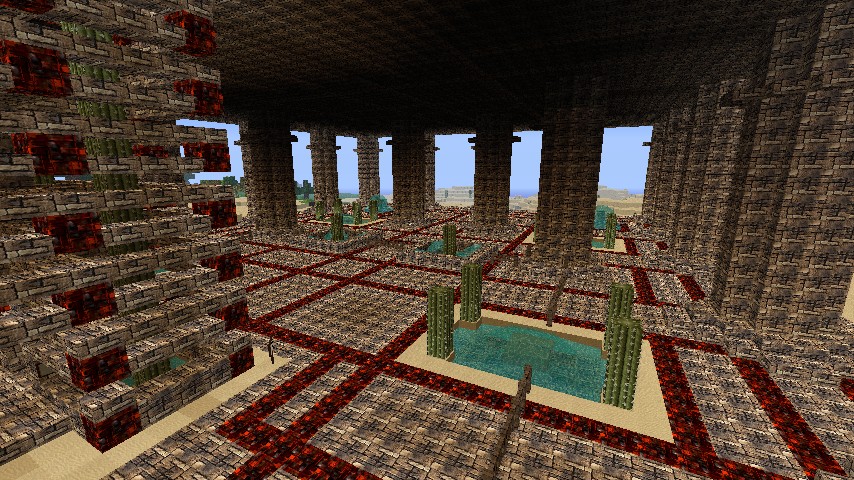 WotH survival map spawn building Minecraft Map