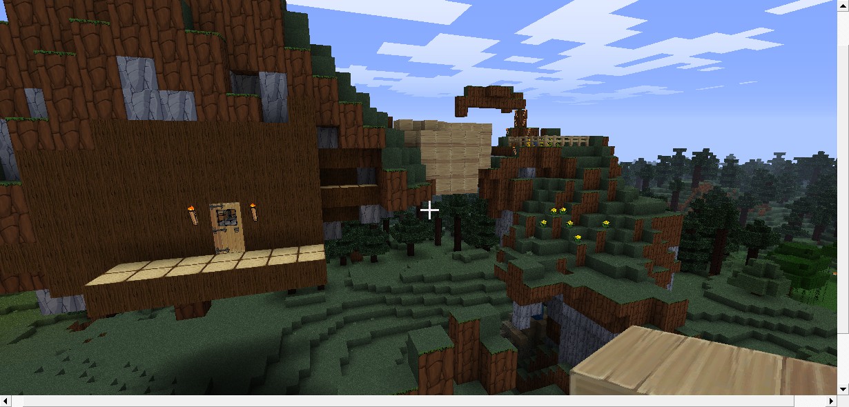 Floating air house Minecraft Map