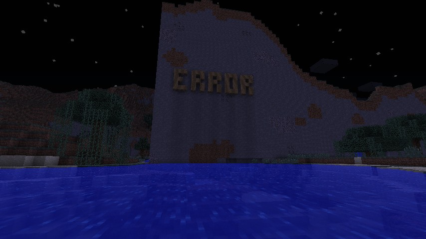 Error Minecraft Map
