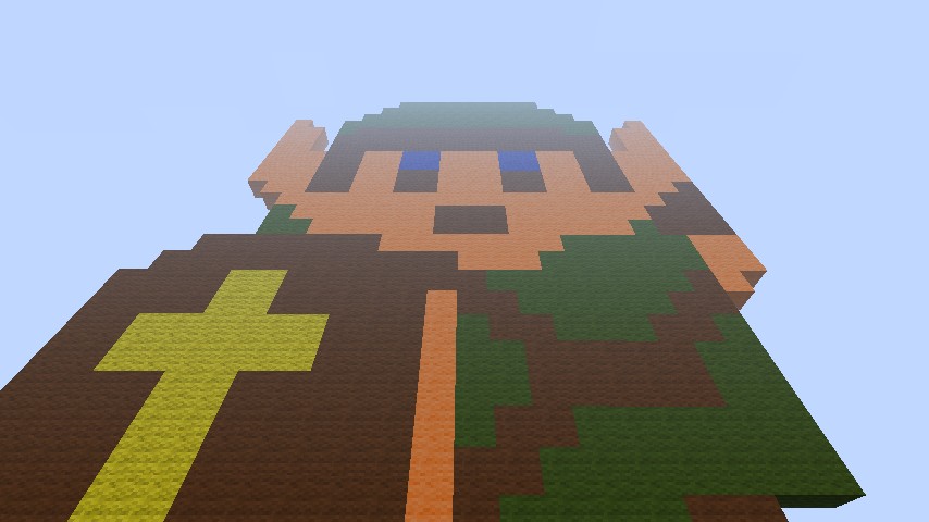 Link NES Minecraft Map