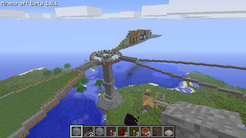 Minecraft sky village (unfinished) Minecraft Map
