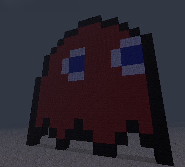 ghost PacMan Minecraft Map