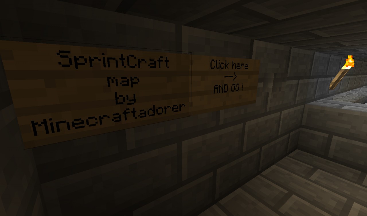 SprintCraft - Fun only Minecraft Map