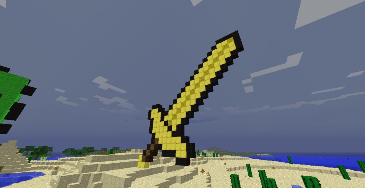 Gold Sword By me (tonybedrosian) and westdyke96 Minecraft Map