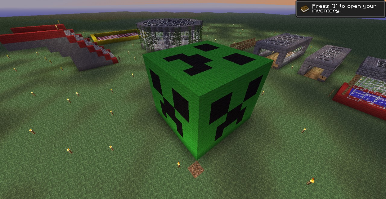 Creeper Cube Minecraft Map