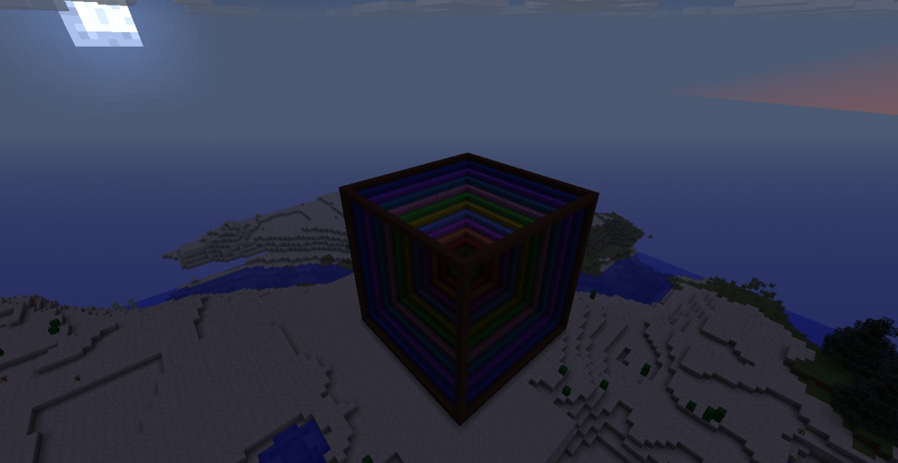 Wool cube Minecraft Map