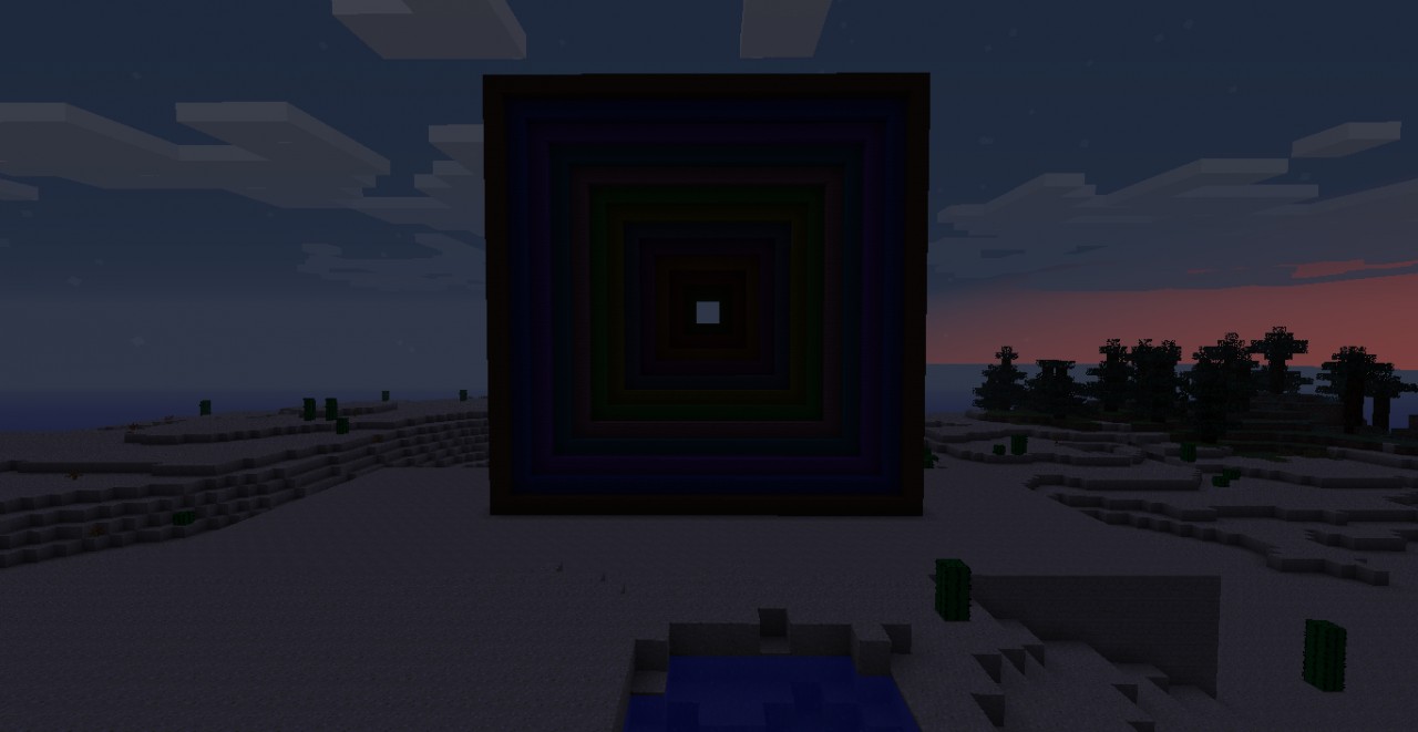 Wool cube Minecraft Map