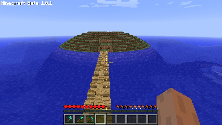 houses on water Minecraft Map
