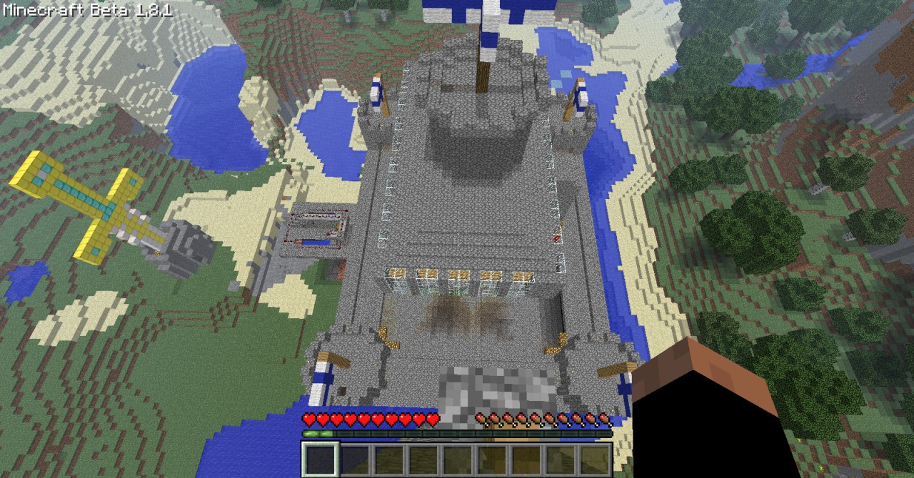 red castle Minecraft Map