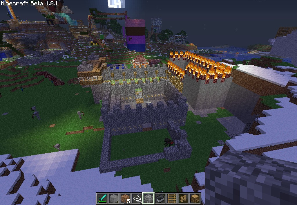 awesome castle Minecraft Map