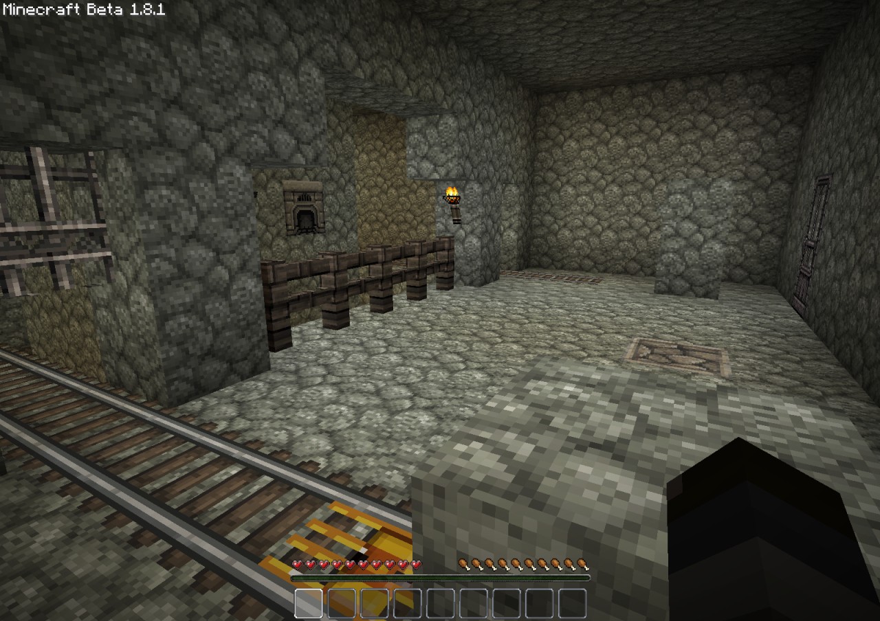 Simple Zelda-Style Cart Ride Arrow Switch Minecraft Map