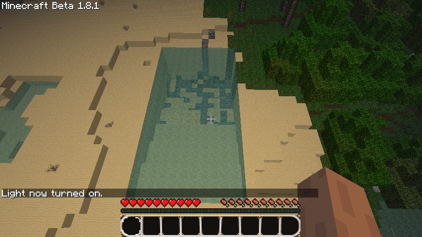 giant pool with, room under it Minecraft Map
