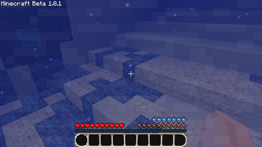 giant pool with, room under it Minecraft Map
