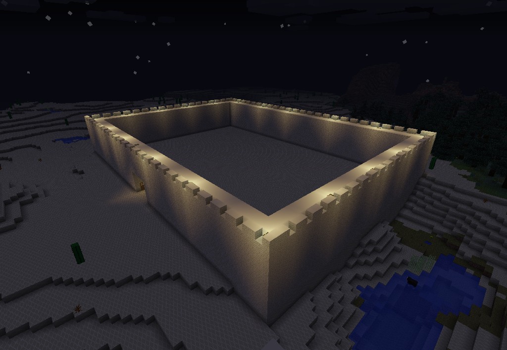 massive sand castle Minecraft Map