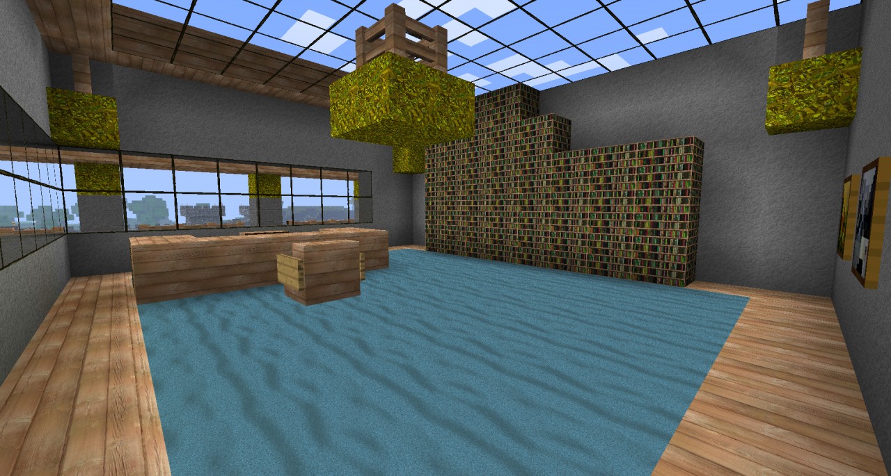 Stone/Glowstone House Minecraft Map