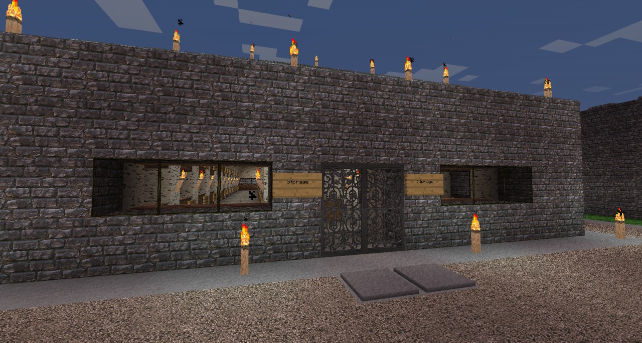 Work/Storage house Minecraft Map