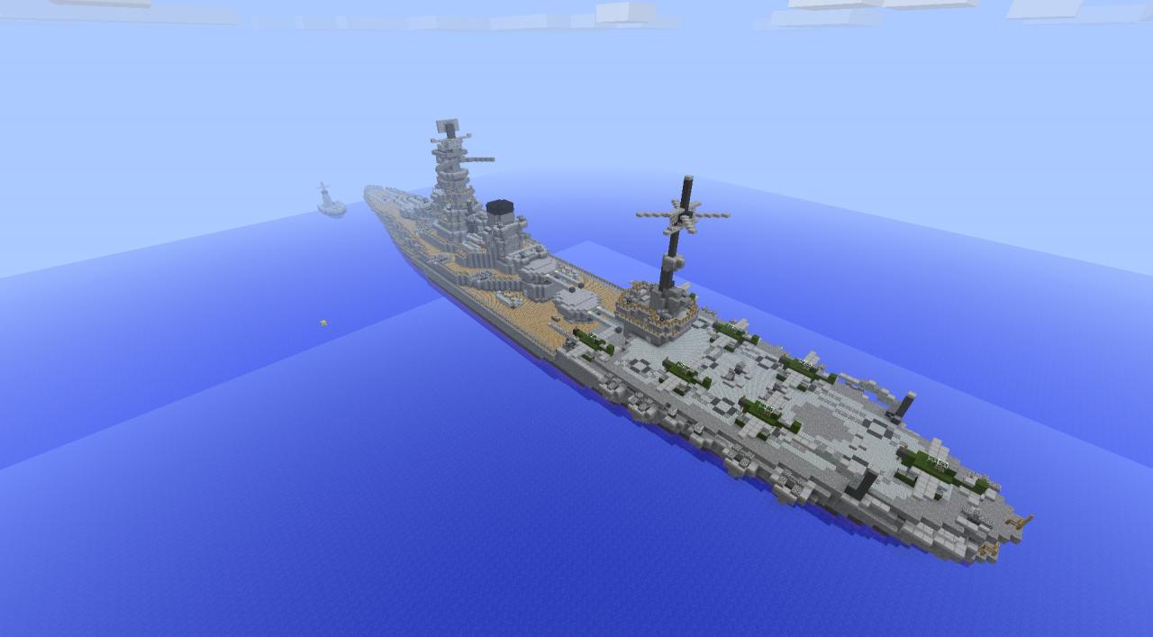 Battleship ( IJN Ise ) Minecraft Map