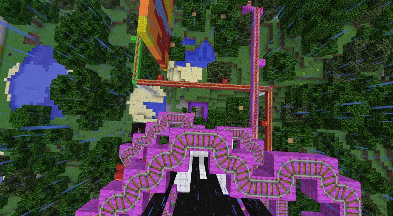 Rollercoaster Minecraft Map
