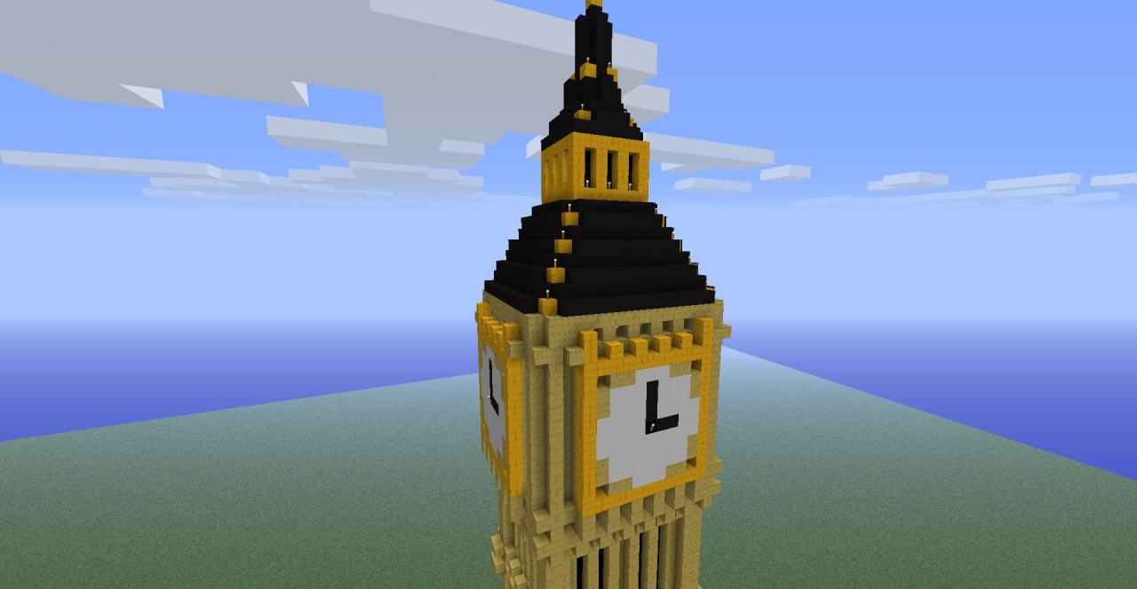The Big Ben Clock Tower Minecraft Map