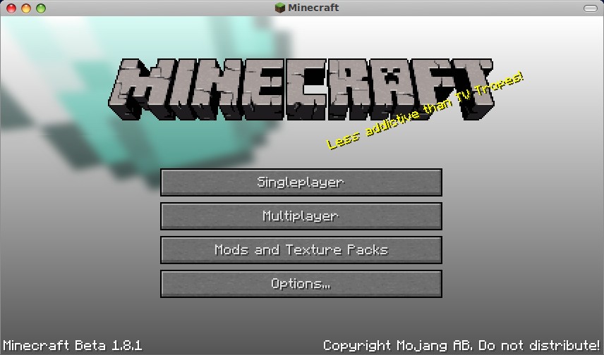diamon menu Minecraft Texture Pack