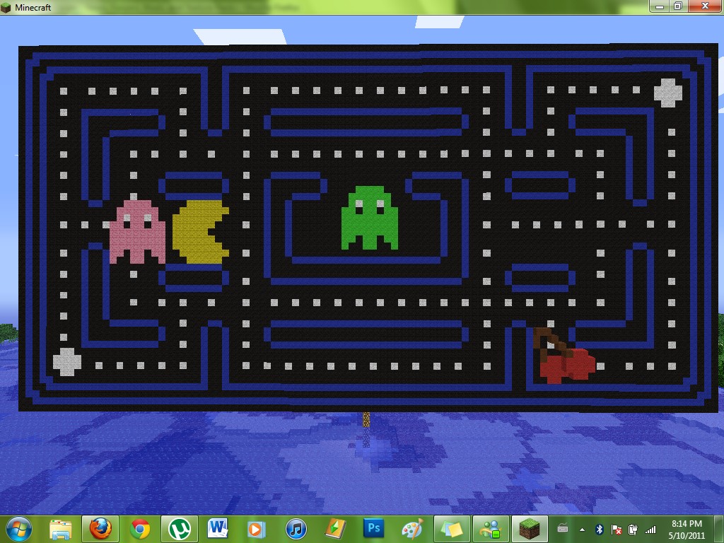 Pacman Minecraft Map