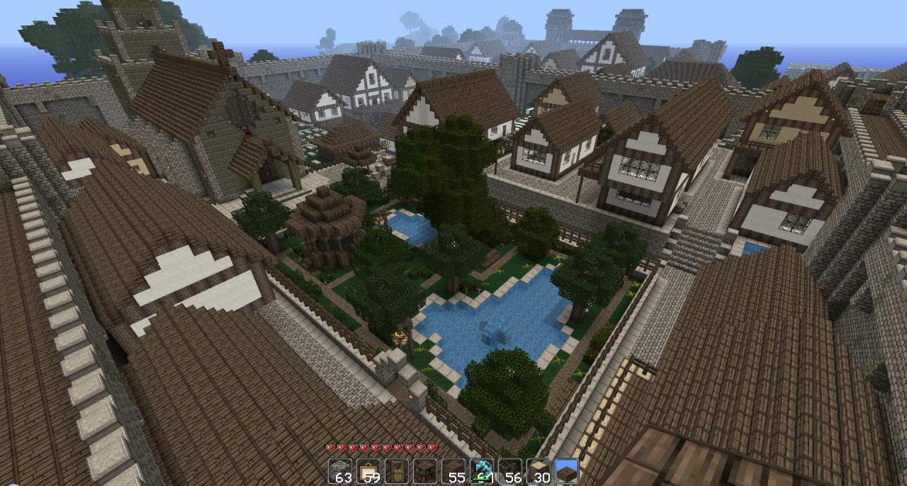 Oddworld's Medieval Town Minecraft Map