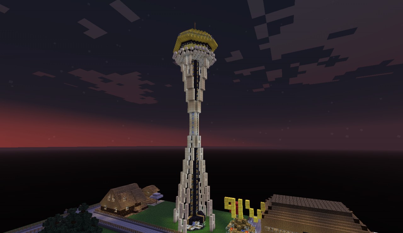 Space Needle of Seatlle Minecraft Map