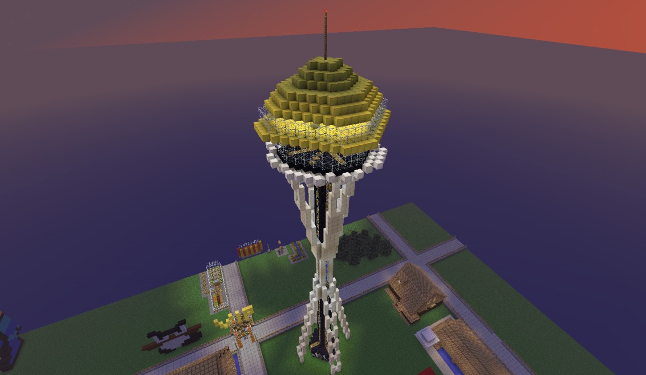 Space Needle of Seatlle Minecraft Map