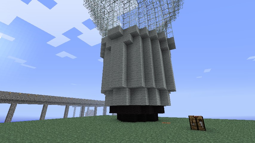 Giant Glass Light Bulb Minecraft Map