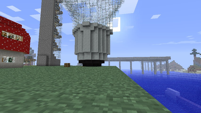 Giant Glass Light Bulb Minecraft Map