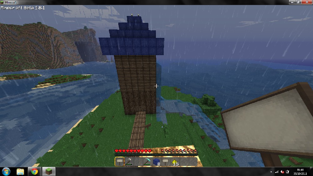 Three story starter house for survival mode Minecraft Map