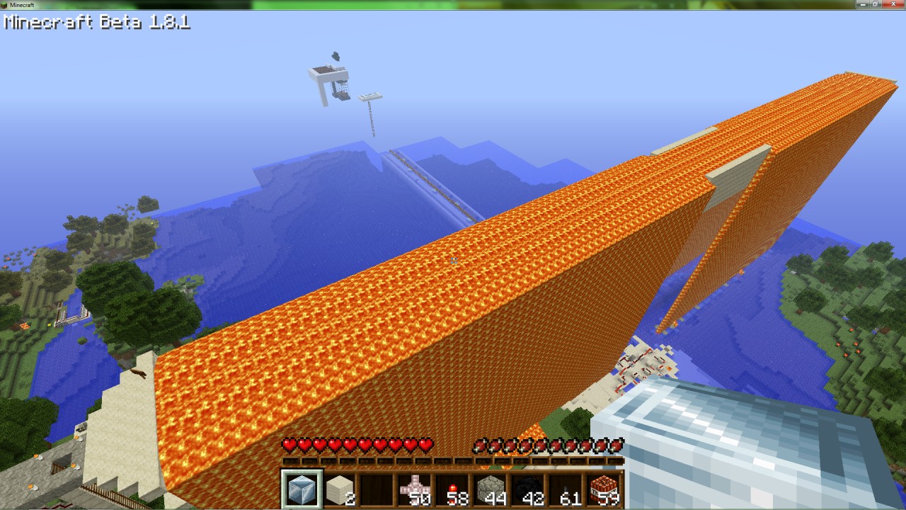 Fire bridge Minecraft Map