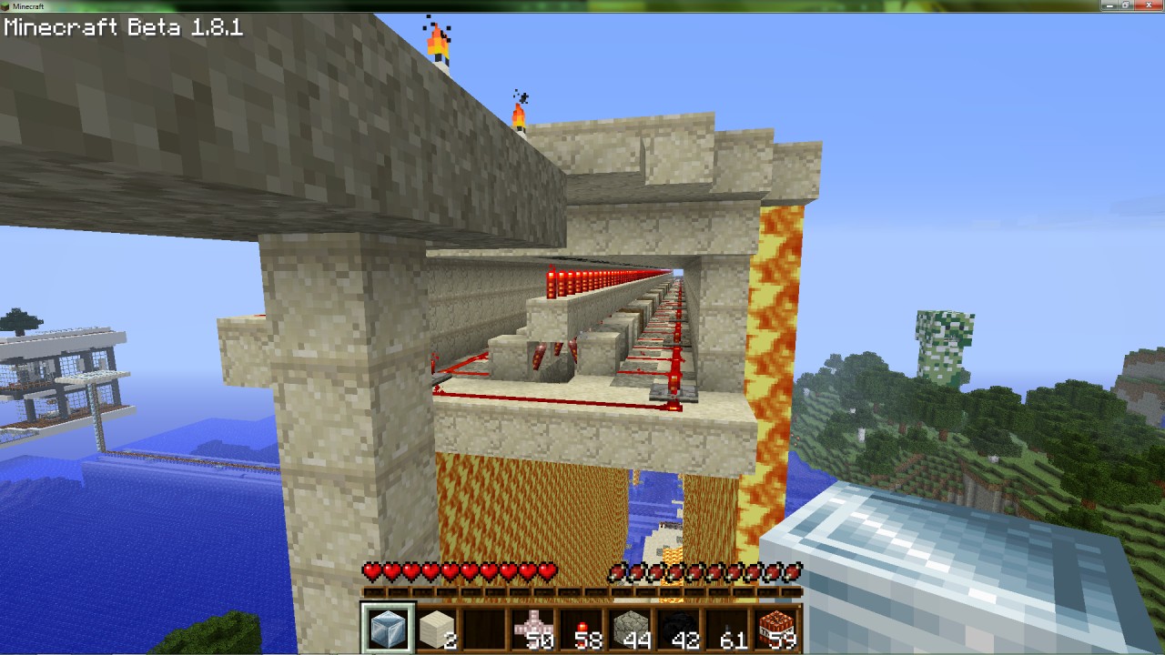 Fire bridge Minecraft Map