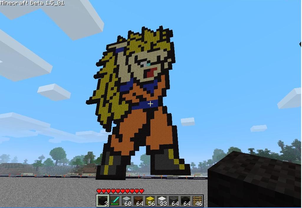 SS3 goku Minecraft Map