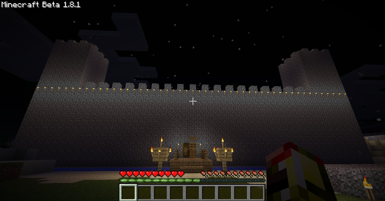 Mid Evil castle and town Minecraft Map