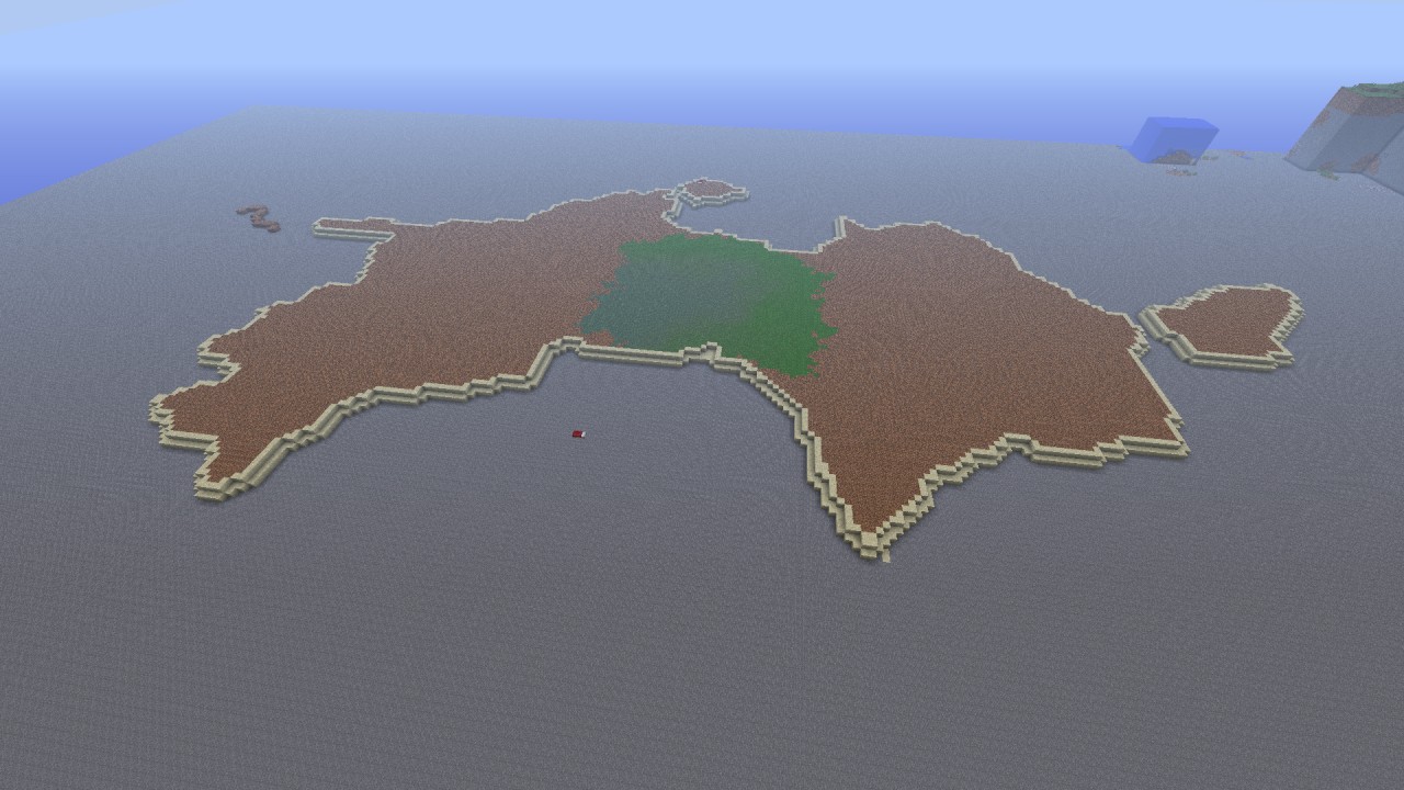 The World of SamuraiCraft (shikoku) Minecraft Map