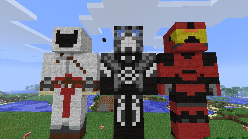 Skins From The Server Minecraft Map