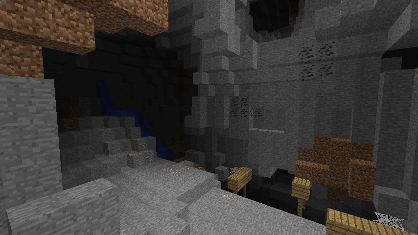 awesome cave Minecraft Map