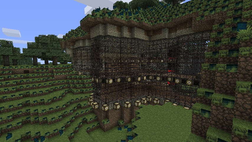 Mountain base Minecraft Map