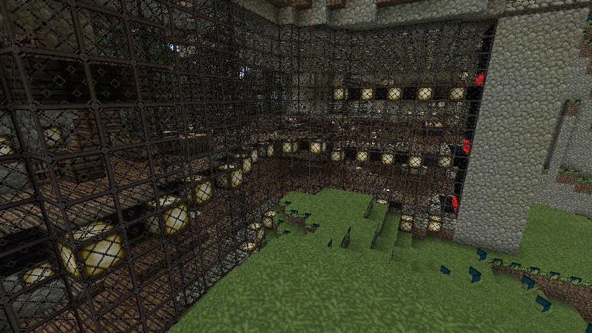 Mountain base Minecraft Map