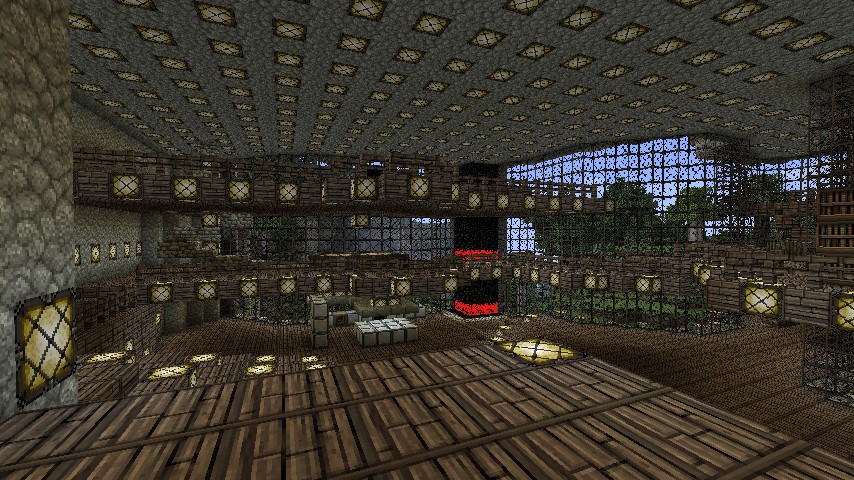 Mountain base Minecraft Map