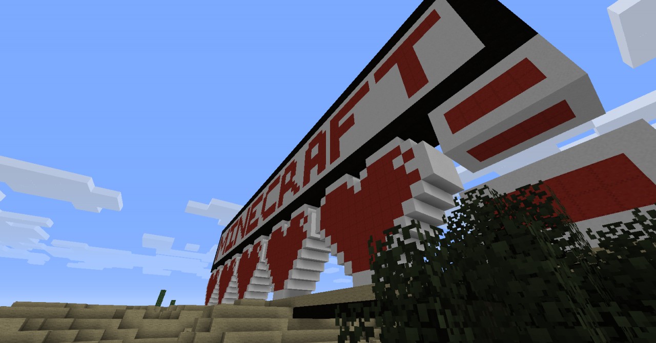Minecraft Sign Supported by Hearts Minecraft Map