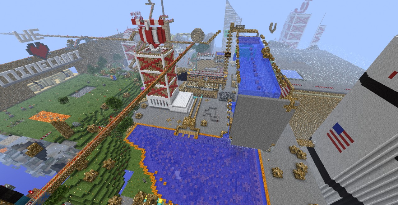 my server world Minecraft Map
