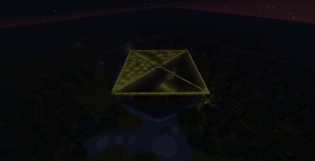 Potentialy Awesome Floating Island over Water Minecraft Map