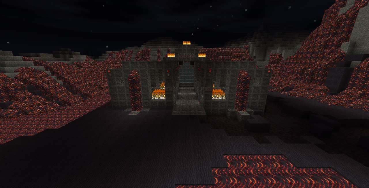 Nether Portal Area Minecraft Map