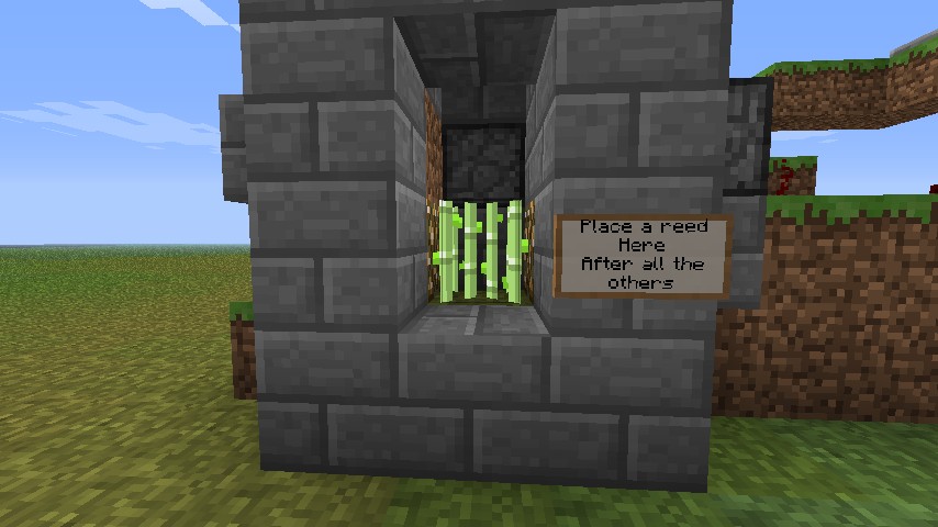 Automatic Reed Farm Minecraft Map