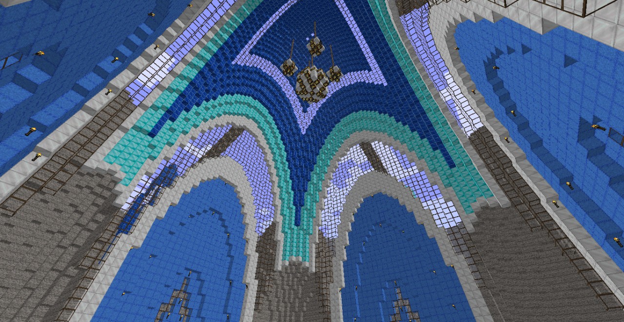Crater Castle (v.1) [ORIGINAL EDIT] [Flat map version] Minecraft Map