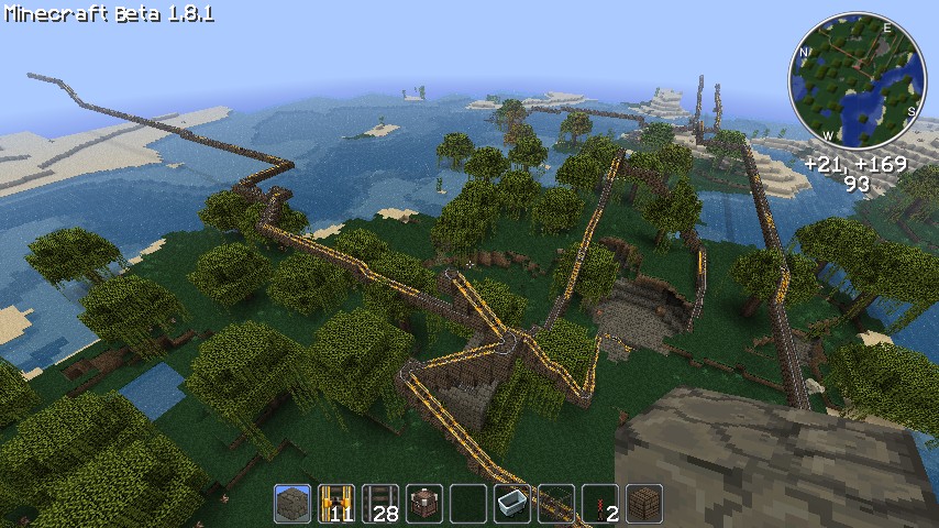 Rollercoaster Minecraft Map